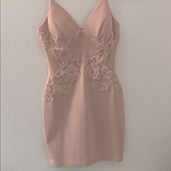 Fashion Nova | Dresses | Pastel Rose Bodycon Dress Perfect For ...